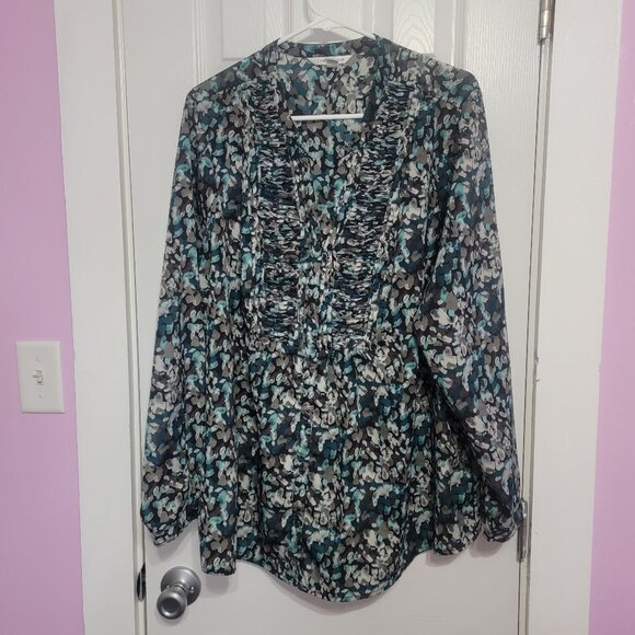 croft & barrow | Tops | Womens 2x Croft Barrow Blouse Great For Work Or ...